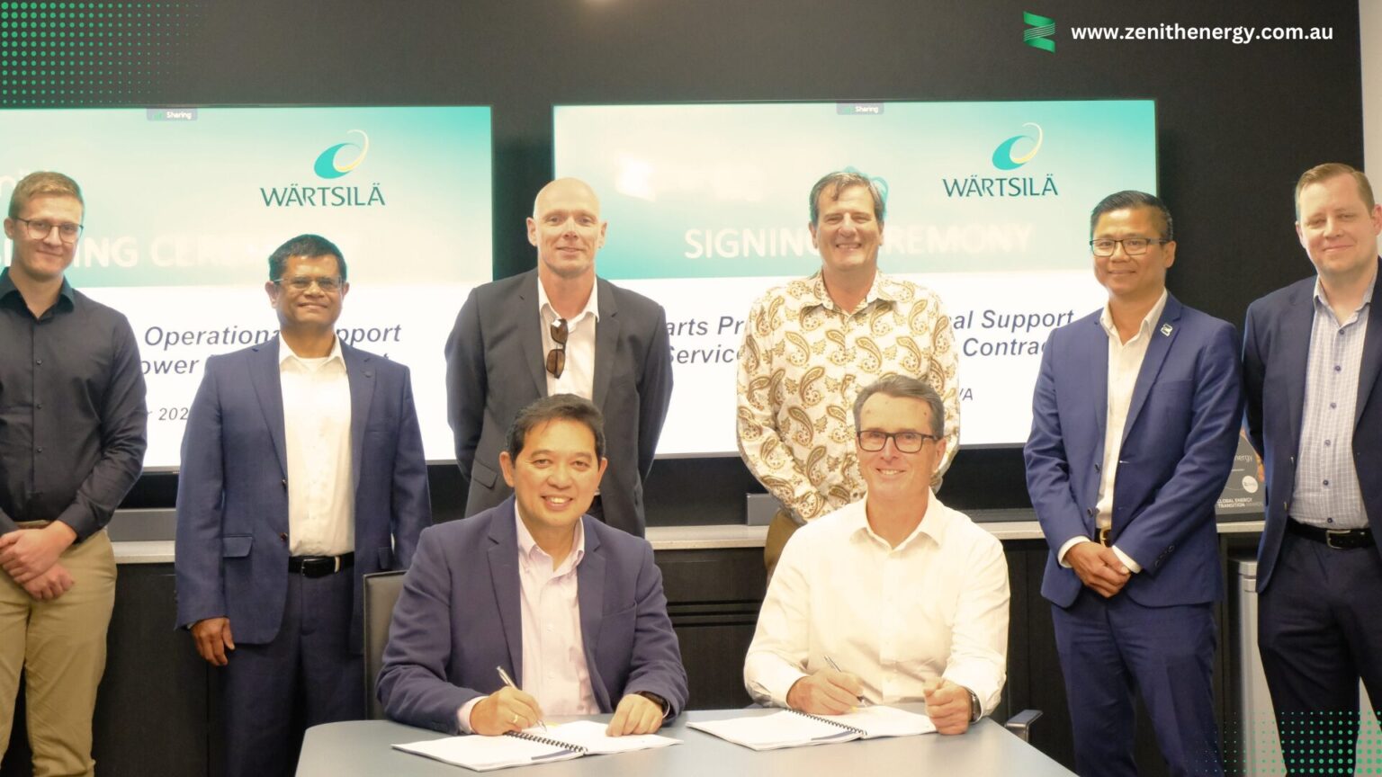 Wärtsilä – Zenith Contract Signing Ceremony: Parts Predict ...