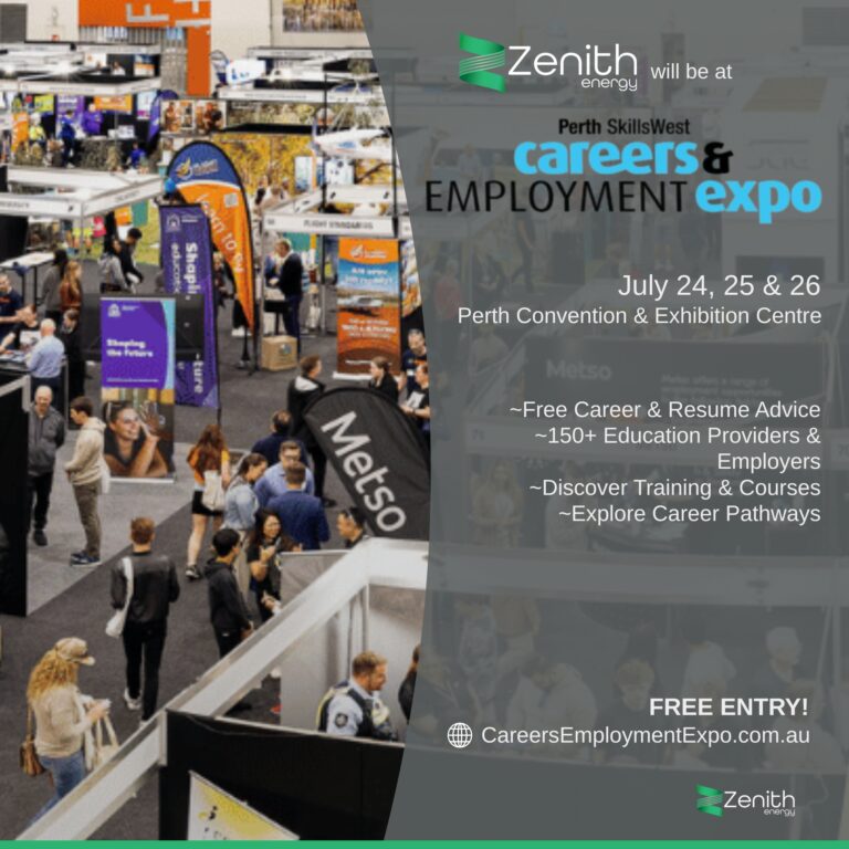 Zenith will be at the Perth SkillsWest Careers & Employment Expo!